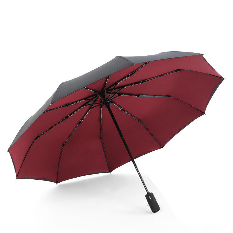 Goth Vampire Umbrella Burgundy