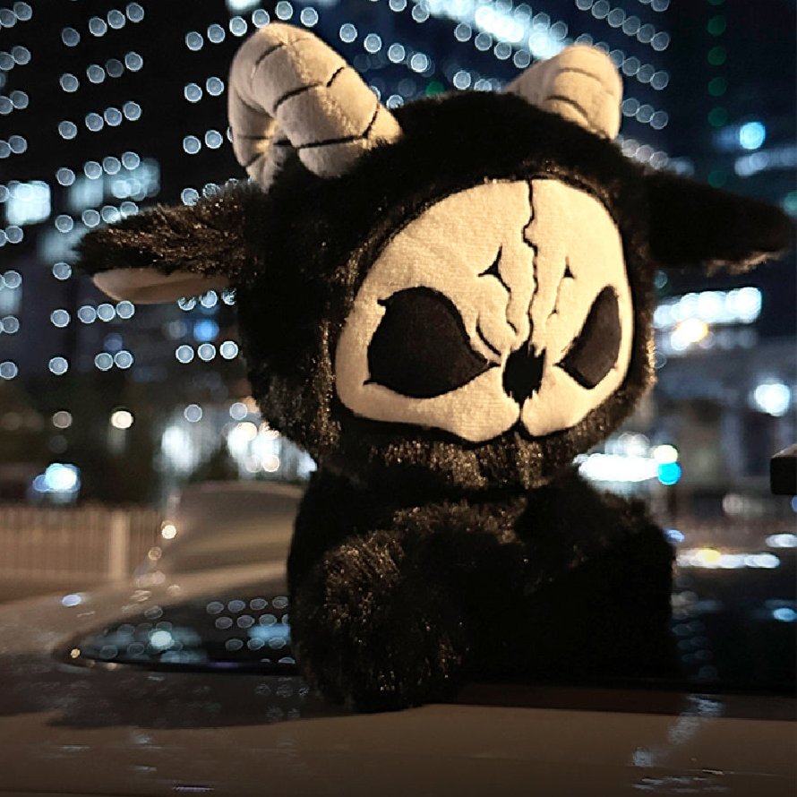 Gothic Demon Goat Death Plushie