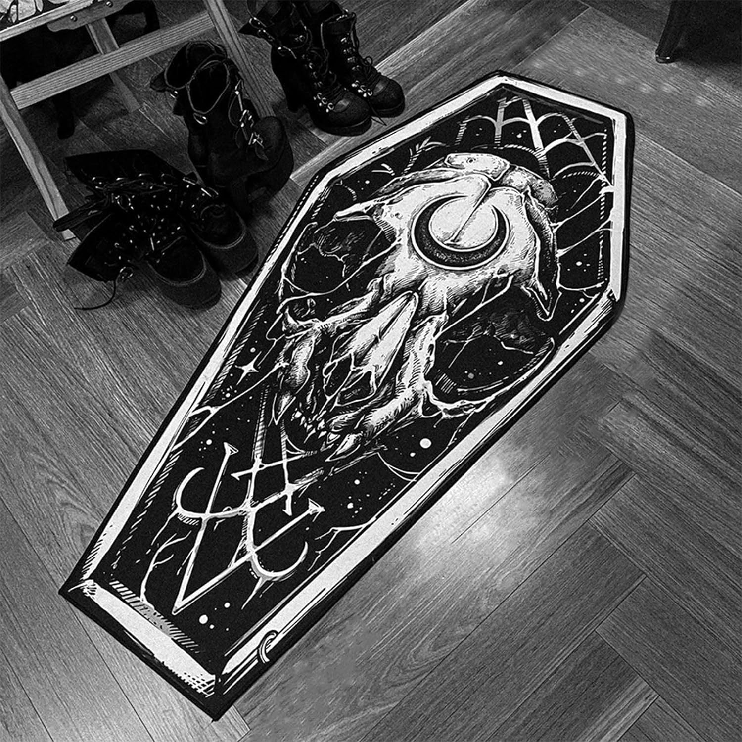 Occult Rug with Skull