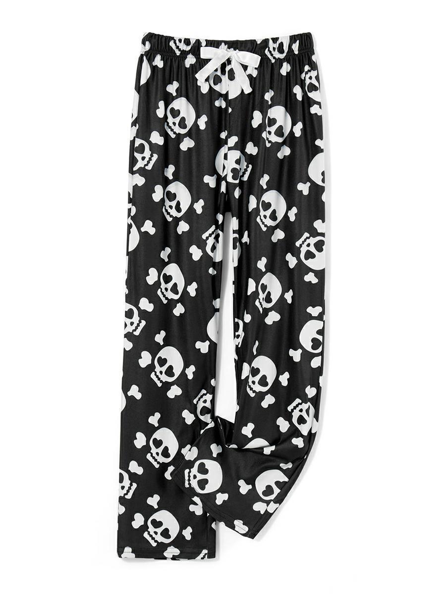 Skull Pajama Pants Goth Pj Pants